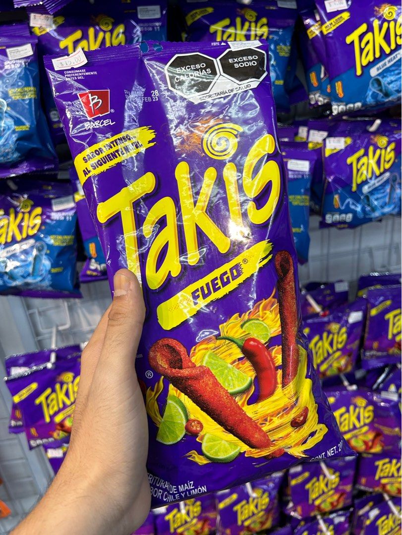 Takis Fuego | Original Tortilla Chips (200g), Food & Drinks, Other Food ...