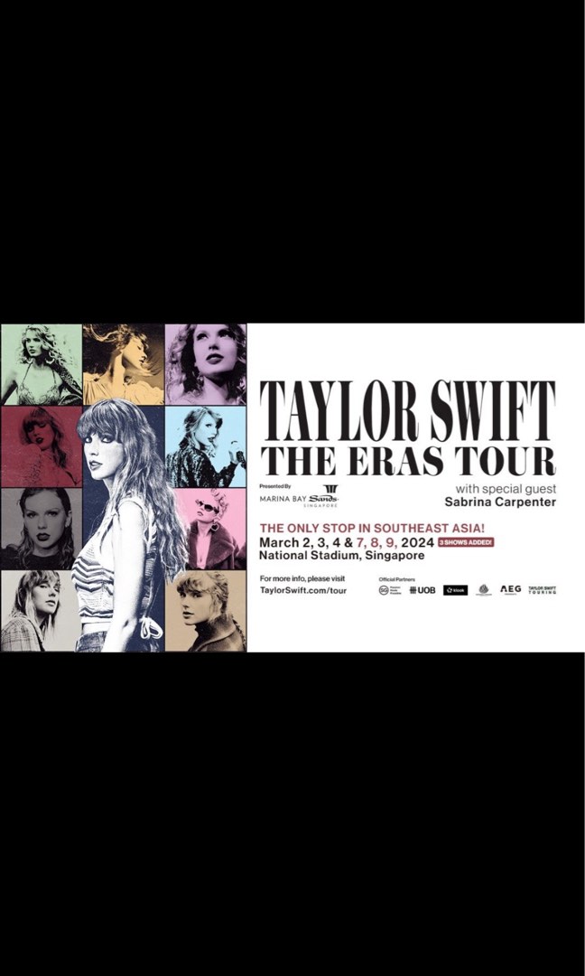 Taylor Swift Access Code, Tickets & Vouchers, Event Tickets on Carousell