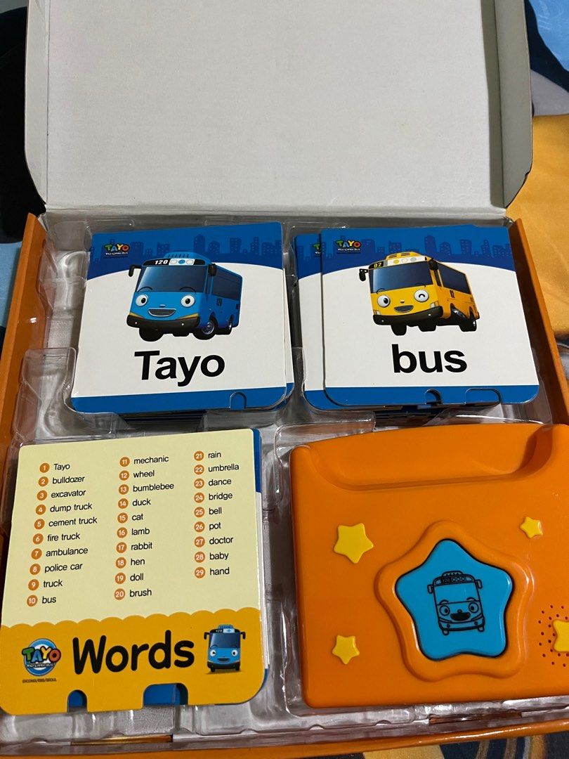 Tayo Sound cards, Babies & Kids, Babies & Kids Fashion on Carousell