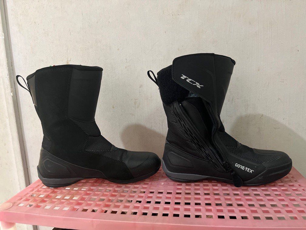 TCX airtech 3 gtx boots, Motorcycles, Motorcycle Apparel on Carousell