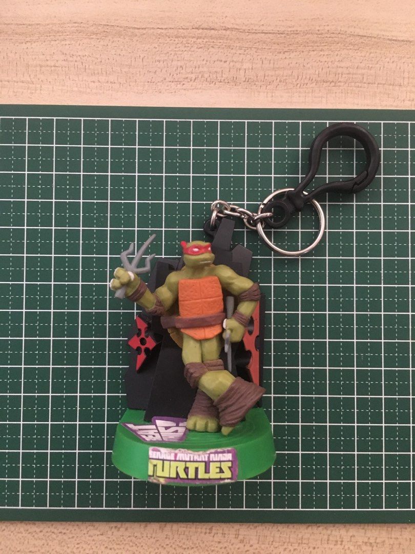 Teenage Mutant Ninja Turtles Raphael Swappz Keychain, Hobbies & Toys ...