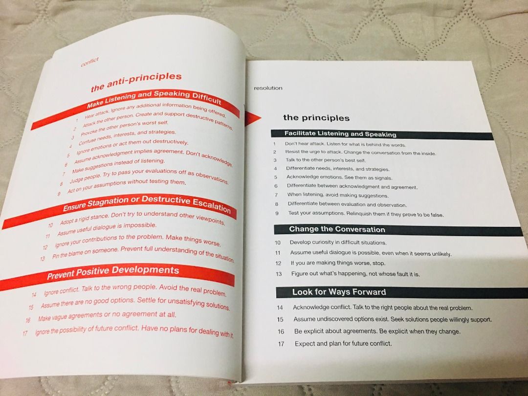 The 17 Principles of Conflict Resolution, Hobbies & Toys, Books ...