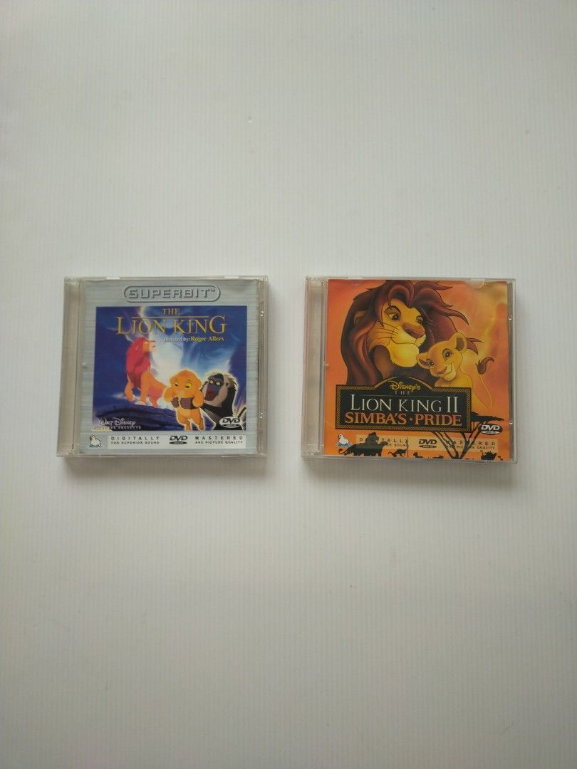 The Lion King And The Lion King Two Simba's Pride. Movie DVD'S ...