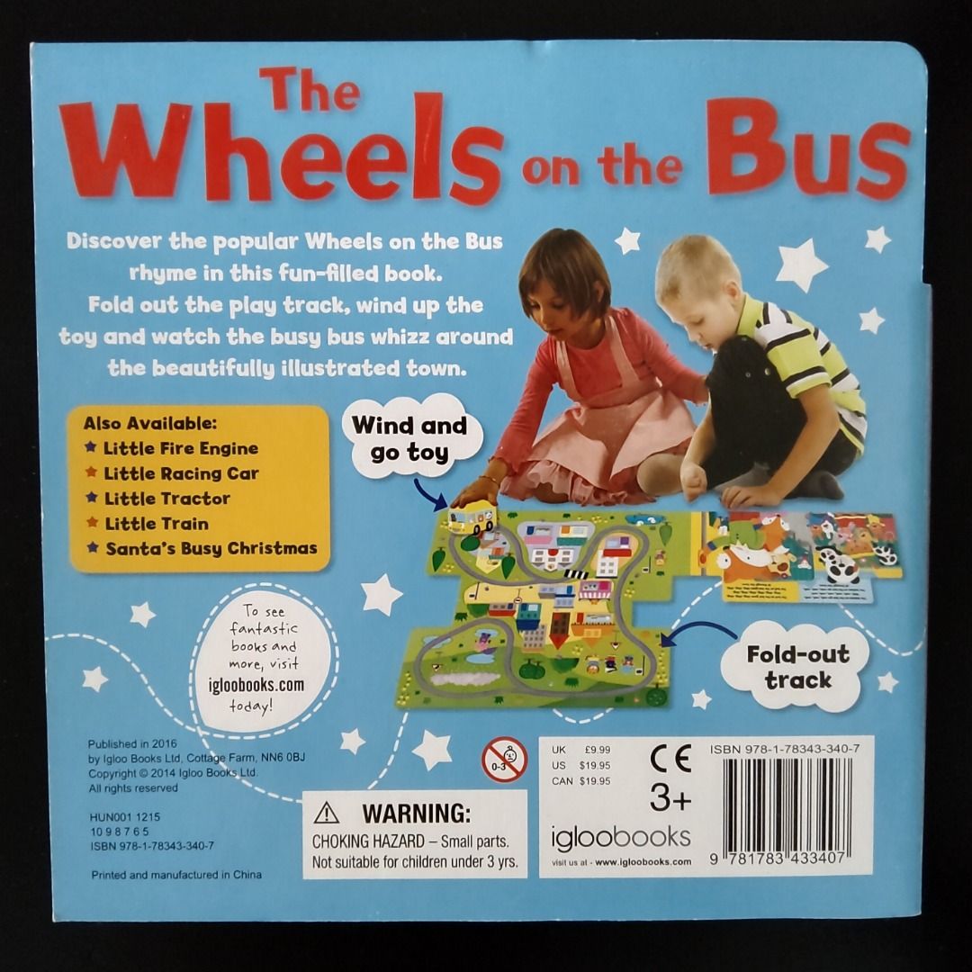 The Wheels on the Bus (Igloo books) Whizzy Winders, Hobbies & Toys ...