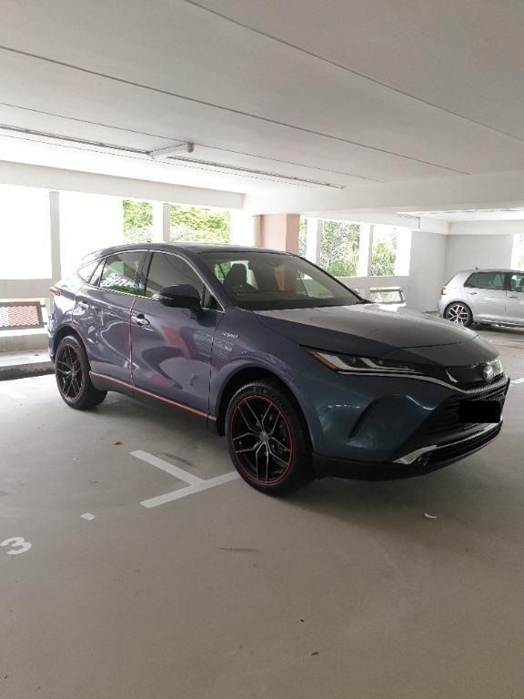 Toyota Harrier Hybrid Bumper line stickers - Authentic Red 3M ...