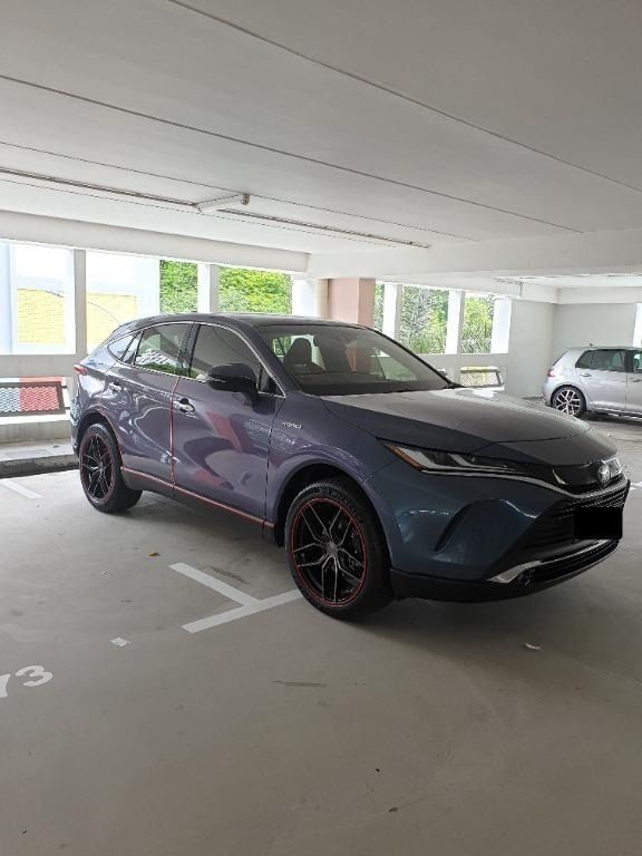 Toyota Harrier Hybrid Bumper line stickers - Authentic Red 3M ...