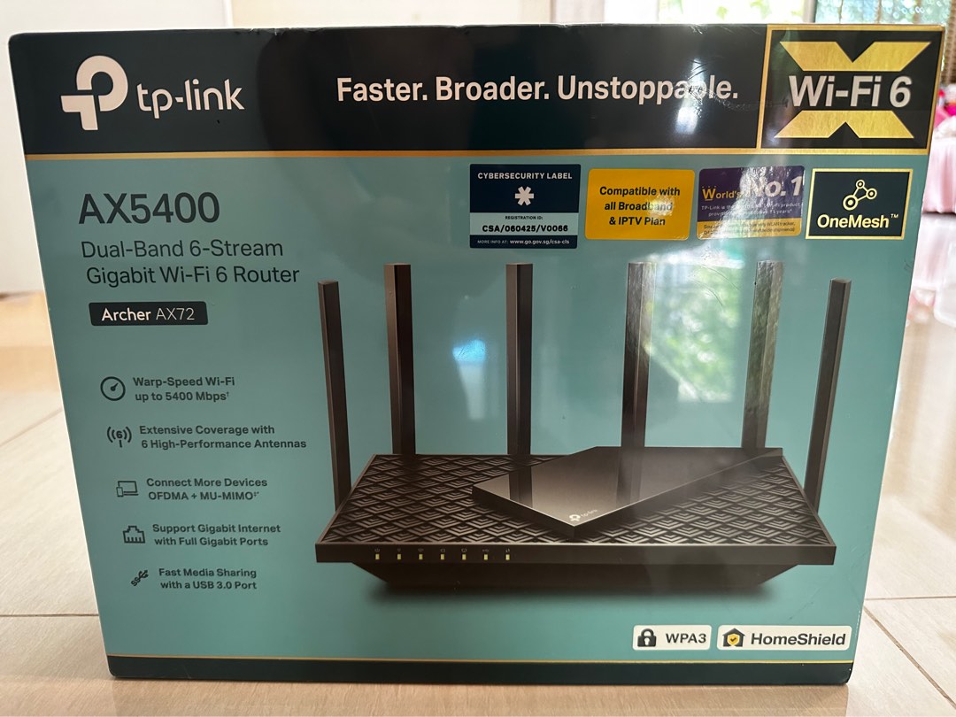 TP Link AX5400 Router, Computers & Tech, Parts & Accessories ...