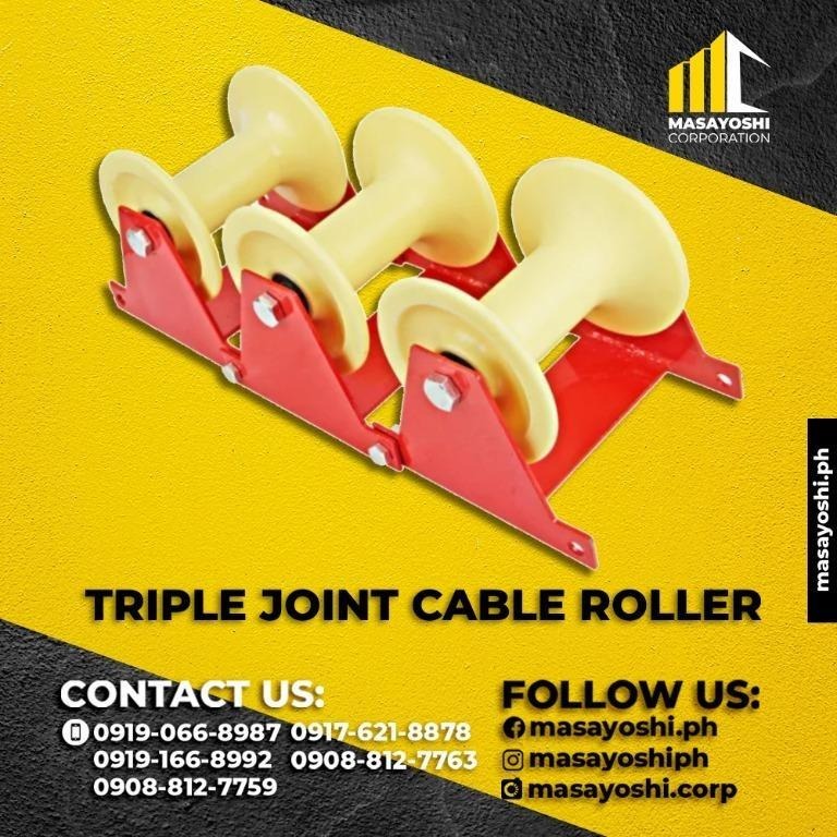 Triple Joint Cable Roller | Cable Puller | Cable Roller | Triple Wheel ...
