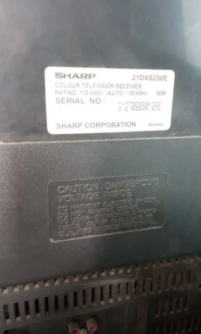 TV Sharp 21 inch, Elektronik, TV & Perlengkapan Hiburan di Carousell