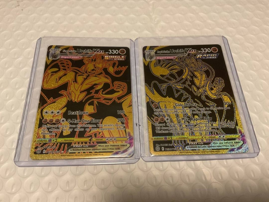 Urshifu VMAX #TG29 and Rapid Strike Urshifu VMAX #TG30 Pokemon ...