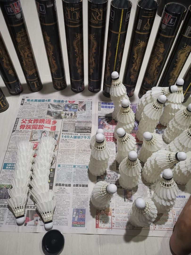 Used shuttlecock rsl supreme, Sports Equipment, Sports & Games, Racket ...