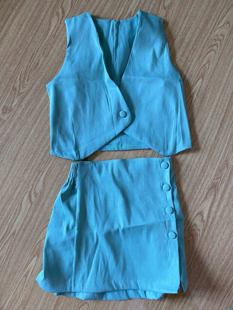 Vest and Skirt Coordinates, Women's Fashion, Dresses & Sets, Sets or ...
