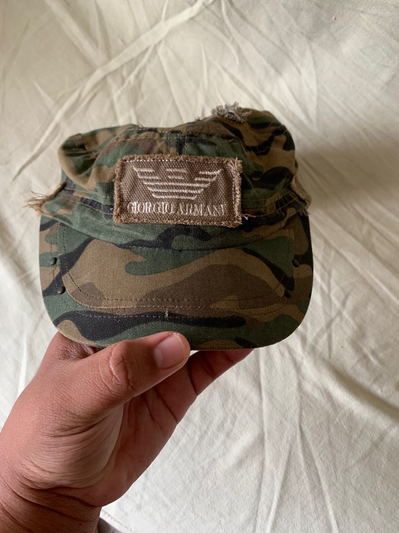 Vintage Giorgio Armani cap, Men's Fashion, Watches & Accessories, Cap ...