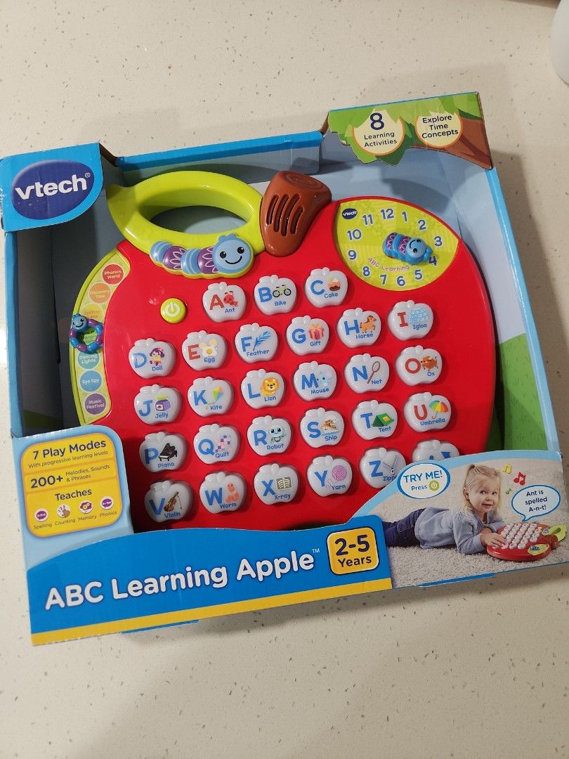 VTech ABC Learning Apple (2-5 Years), Babies & Kids, Infant Playtime on Carousell