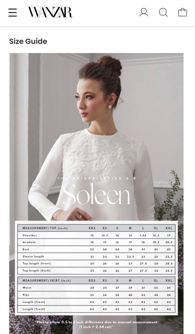 Wanzar Wedding kurung, Women's Fashion, Muslimah Fashion, Baju Kurung ...