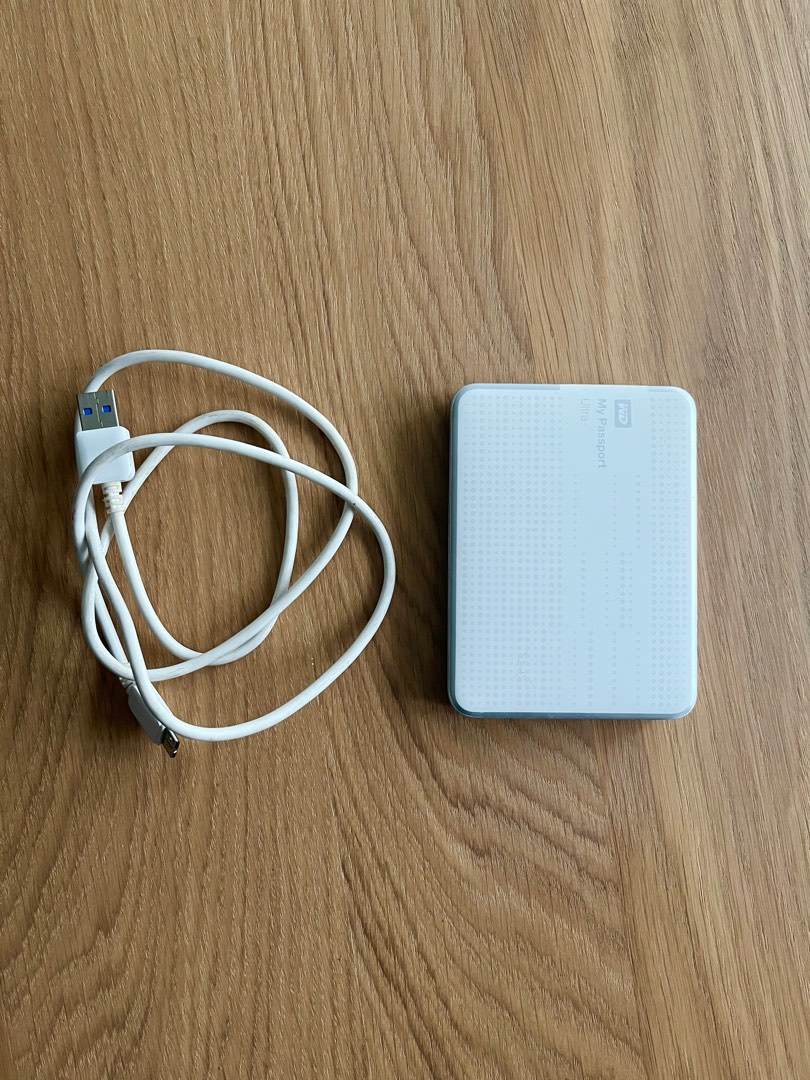 WD Passport 1TB in White (Old Model), Computers & Tech, Parts ...