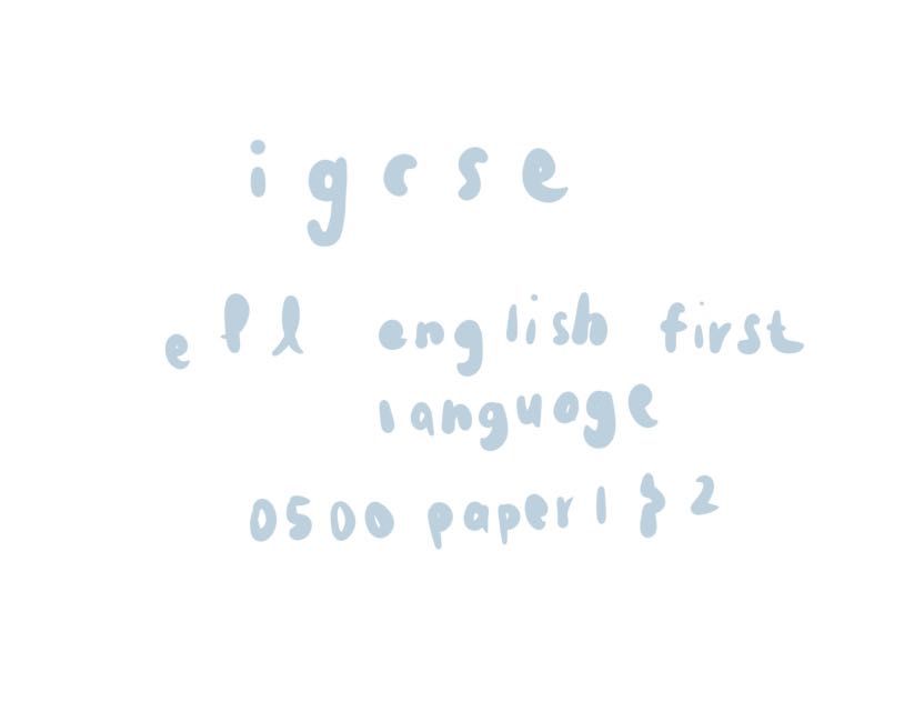 Wts Igcse English As A First Language Efl 0500 Exam Notes And Tips Hobbies And Toys Books