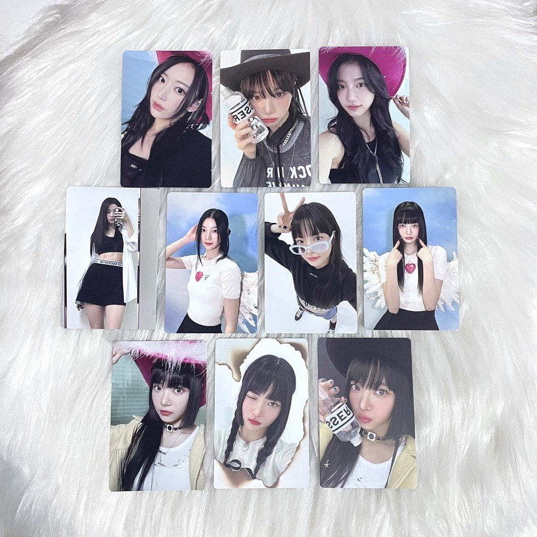 WTS LESSERAFIM Unforgiven Album Compact Photocards Sakura Chaewon ...
