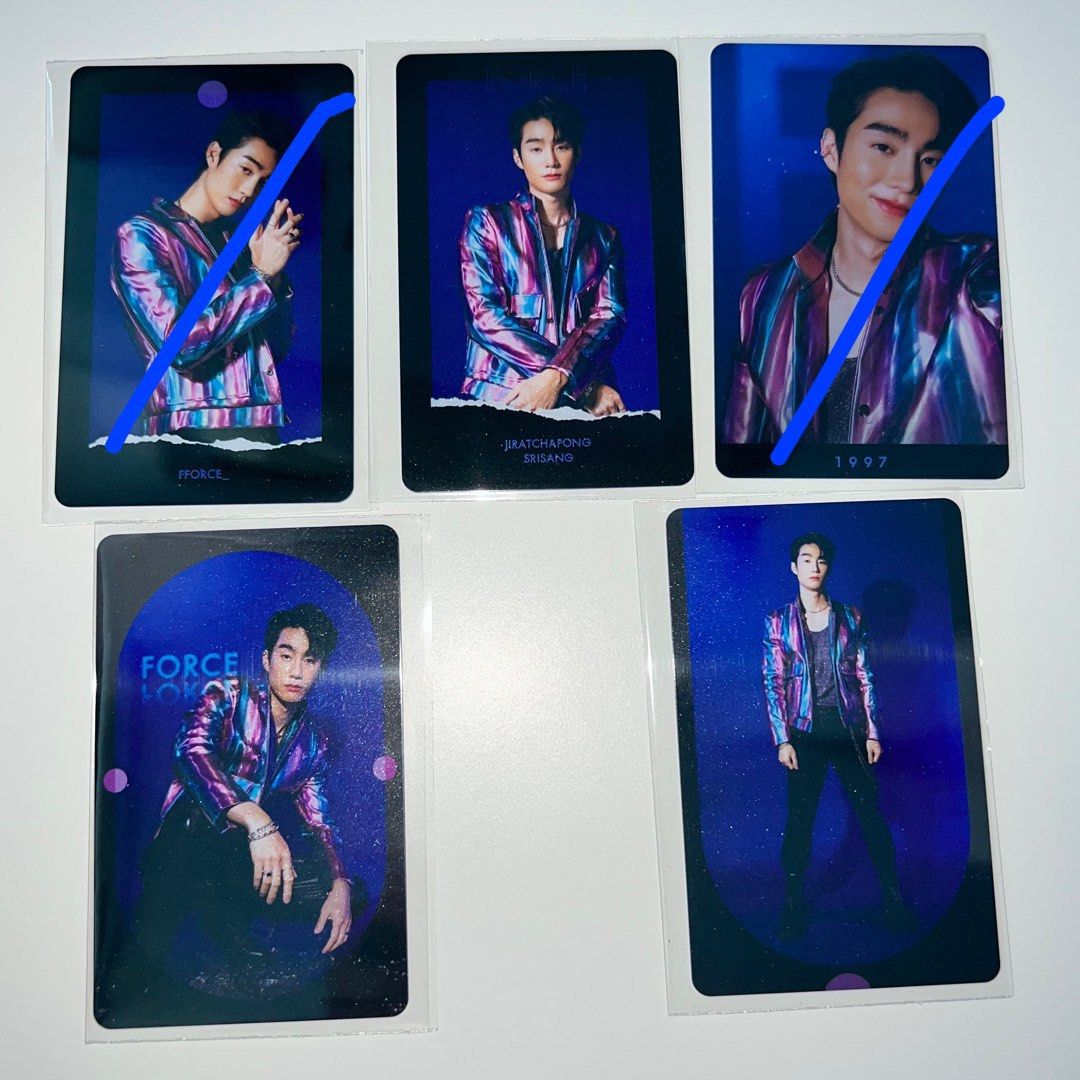 WTS pond force book gmmtv Thai bl pc photocard shining series forcebook ...