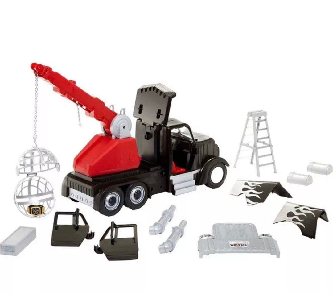 WWE Action Figures Vehicle Wrekkin Rampage Rig Breakaway Truck for 6 ...