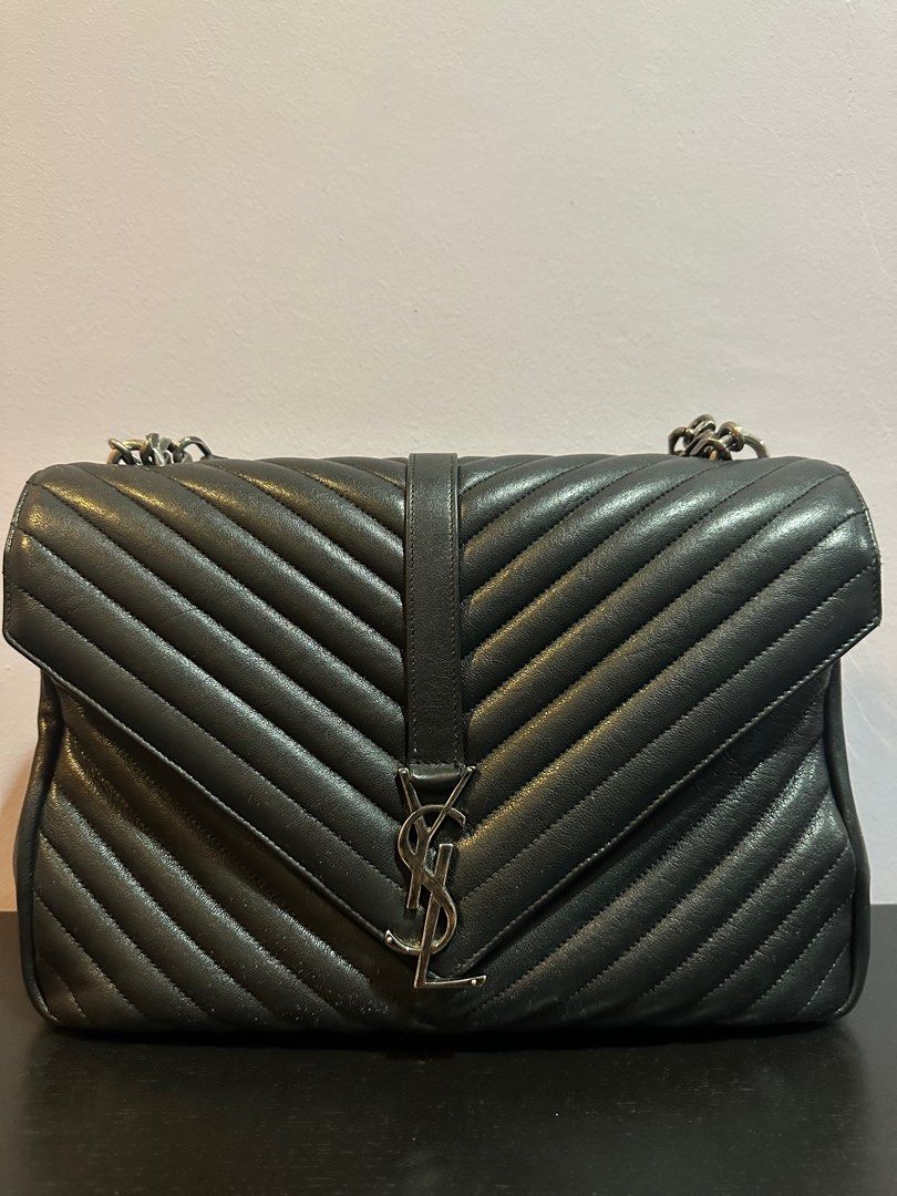 YSL College bag, Luxury, Bags & Wallets on Carousell