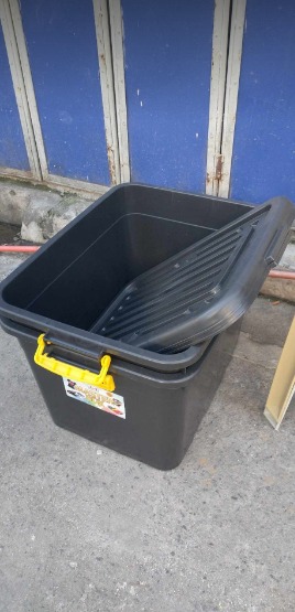 143L BIG BLACK STORAGE BOXES - To Cardona Makati City, Furniture & Home ...