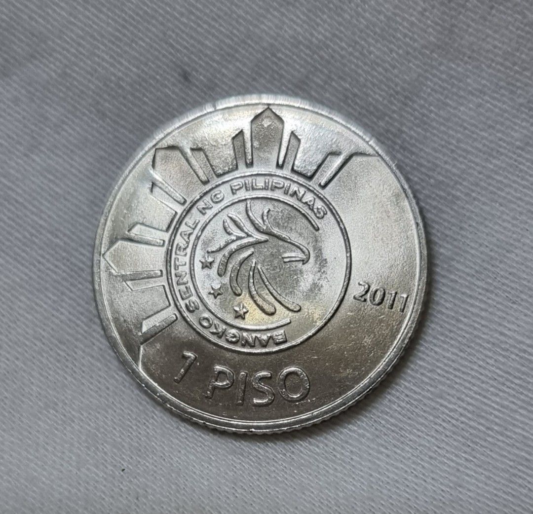 2011 Philippine 1 Piso Jose Rizal 150 yrs Commemorative BU Coin ...
