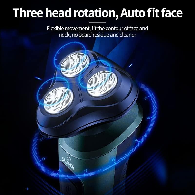 2551) 9D ELECTRIC SHAVER USB CAR HIGH-POWER FULL-BODY WASHING BEARD ...