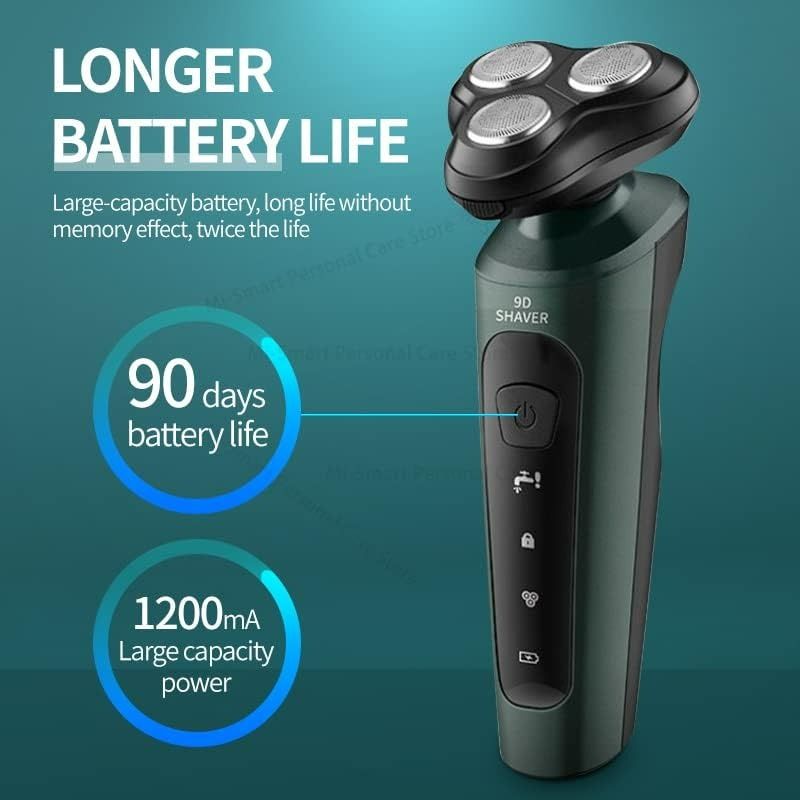 2551) 9D ELECTRIC SHAVER USB CAR HIGH-POWER FULL-BODY WASHING BEARD ...