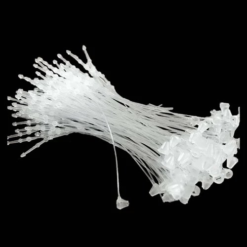 5000 pcs Transparent 7" Snap Lock Loop Pins Price Tag Hoop (5000 pcs ...