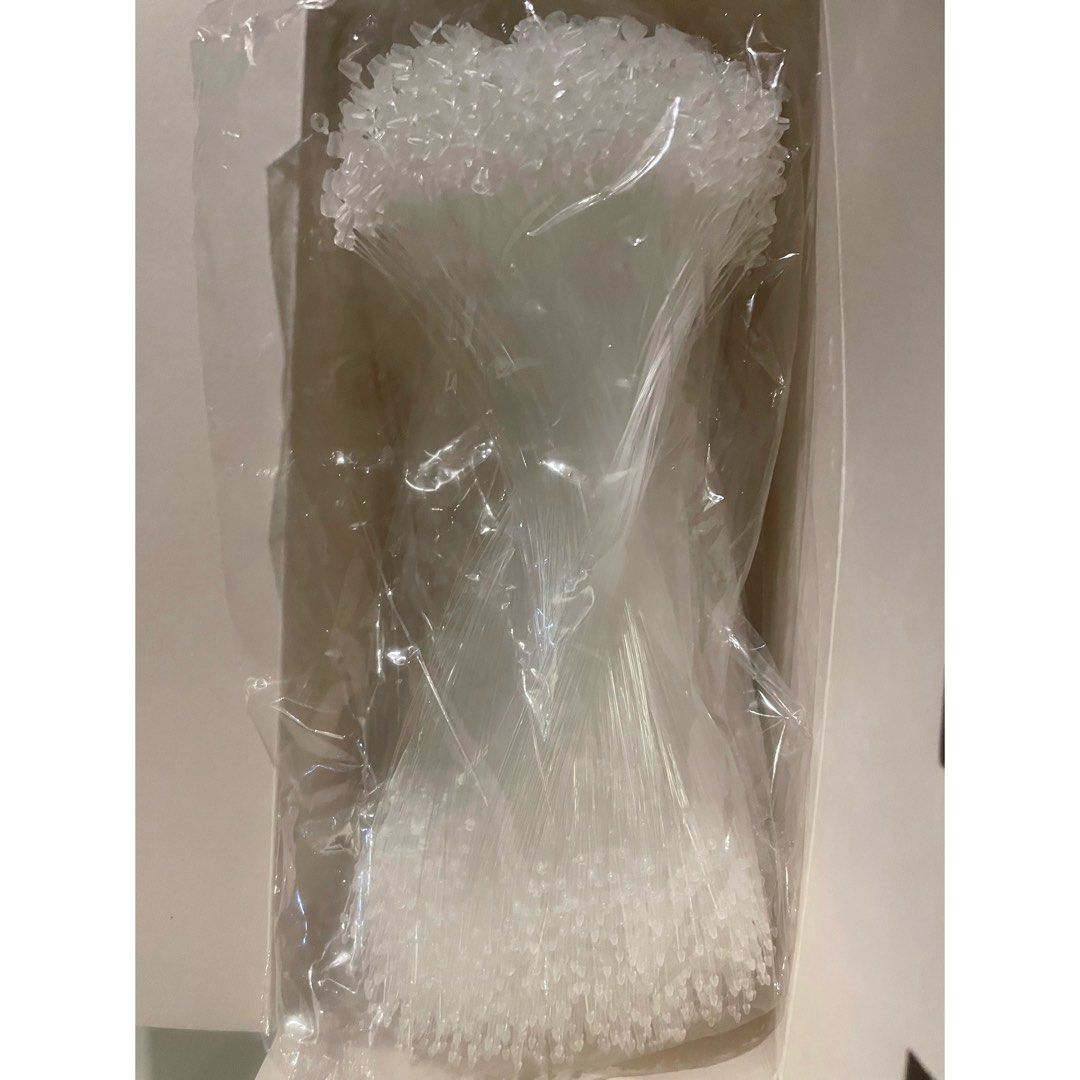 5000 pcs Transparent 7" Snap Lock Loop Pins Price Tag Hoop (5000 pcs ...