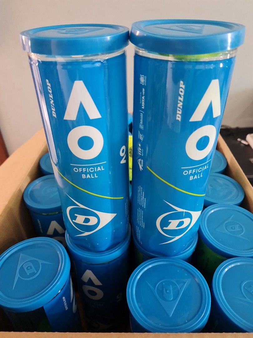 50 Used Dunlop AO Balls in Can, Sports Equipment, Sports & Games ...
