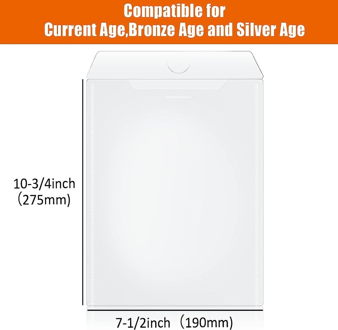 6 Sides Protection Comic Flexi-Toploader (Pack of 5 sleeves), Hobbies ...