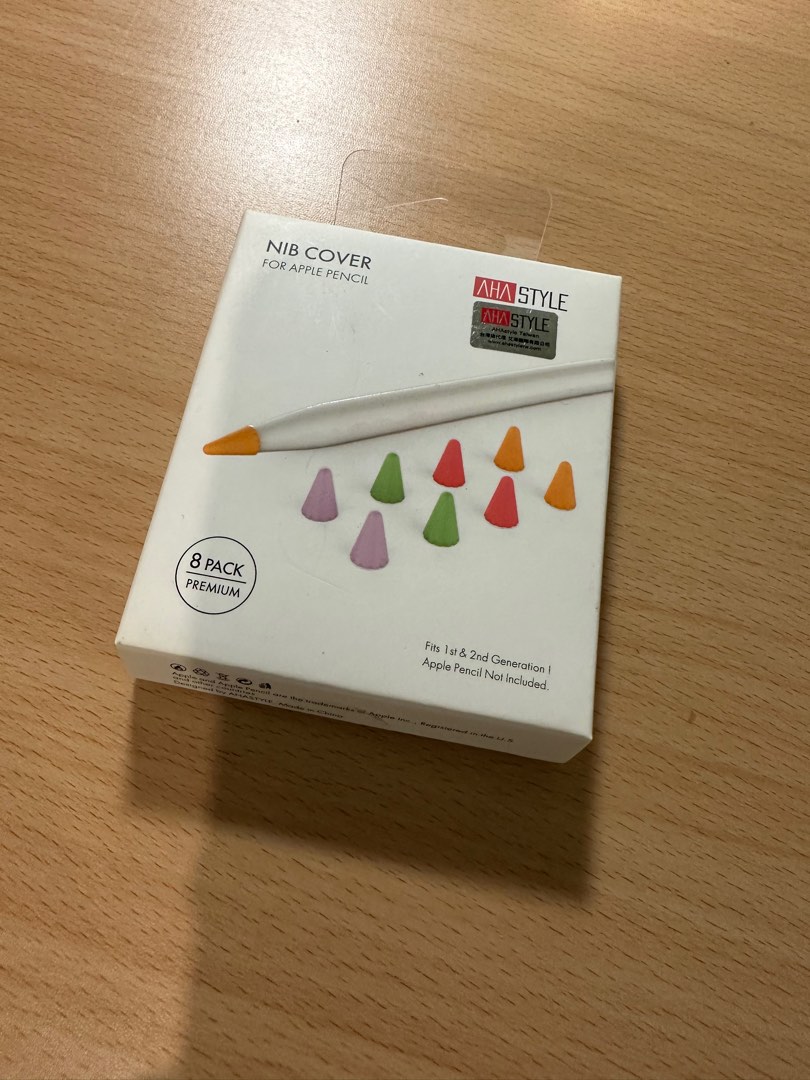 [二手] AHA style Apple Pencil 矽膠筆頭保護套, 手機及配件, 電子周邊配件及產品, 手機套及手機殻在旋轉拍賣