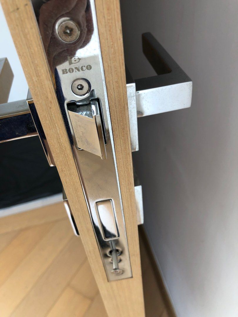 全新 Bonco 80mm 歐洲式木門匙膽連三條門匙。, 其他, 其他 - Carousell