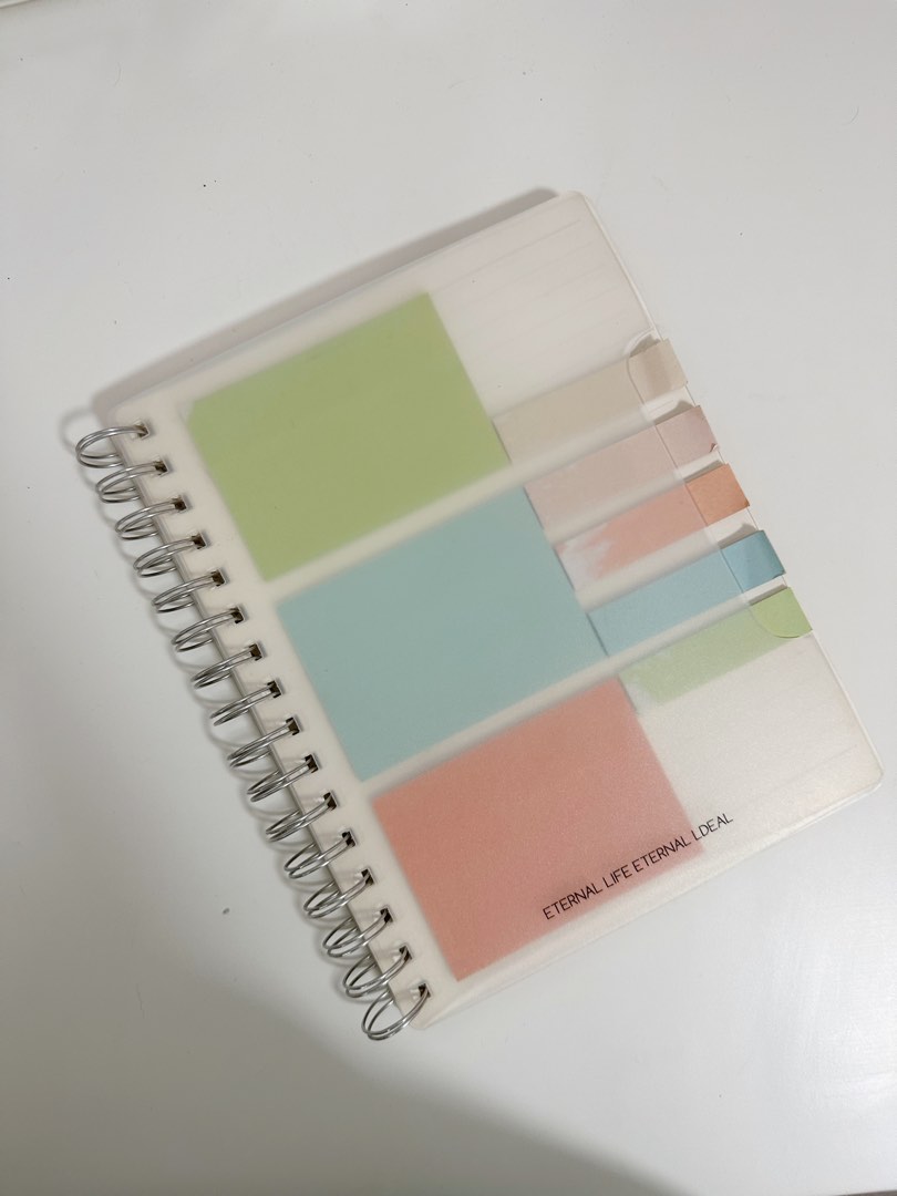 A5 Notebook With Post-it, Hobbies & Toys, Stationery & Craft ...