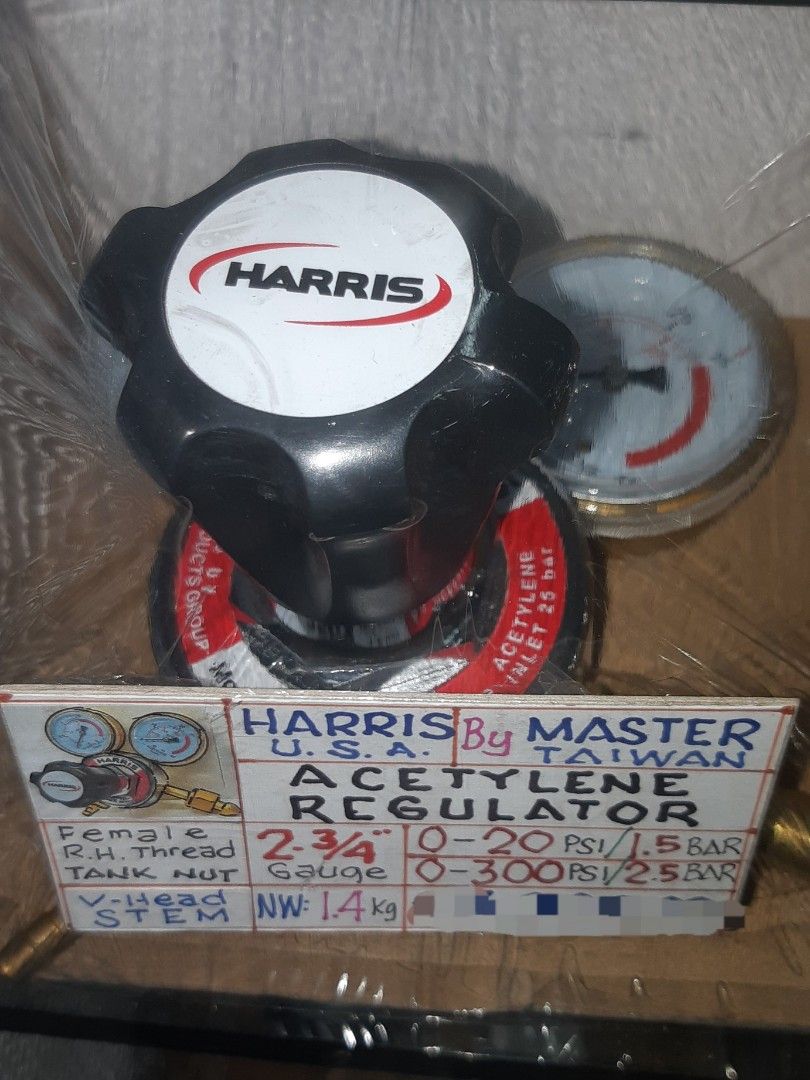 ACETYLENE Gas Tank Regulator Regulators Harris USA by MASTER TAIWAN ...