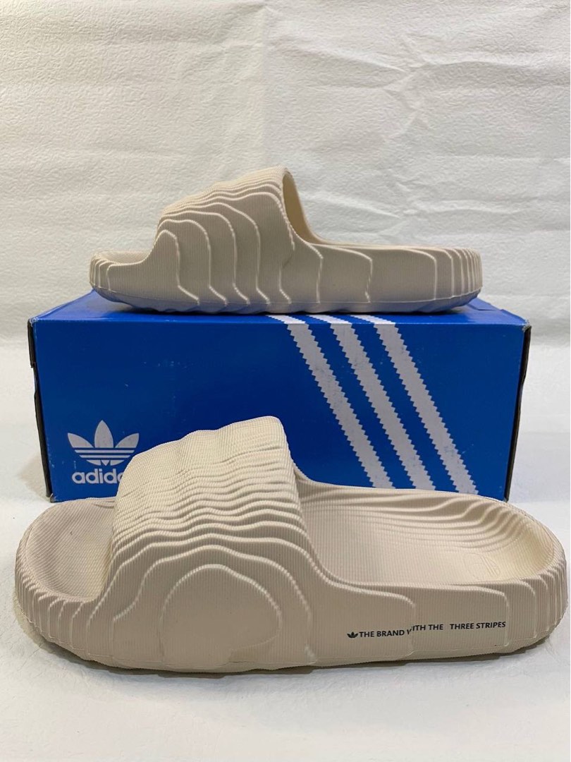 Adidas Slides, Men's Fashion, Footwear, Flipflops and Slides on Carousell