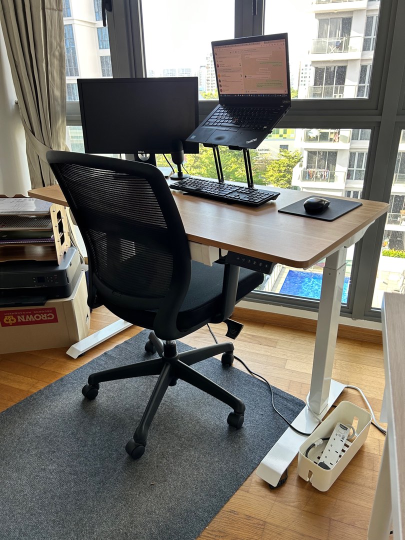 Adjustable / electronic Office Desk, Furniture & Home Living, Furniture ...