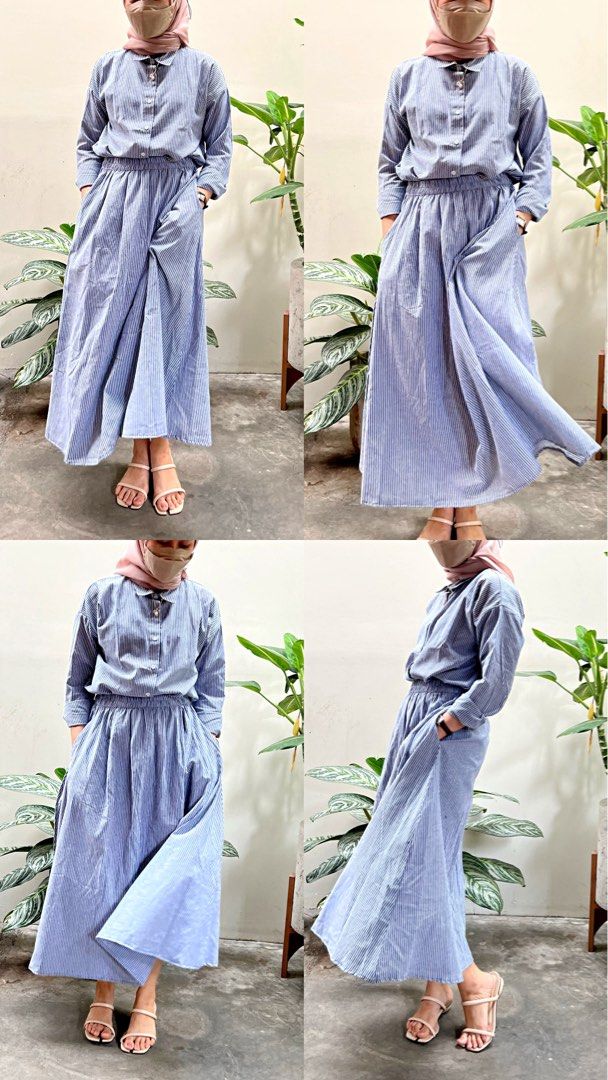 Aisha studio one set, Fesyen Wanita, Pakaian Wanita, Gaun & Rok di ...