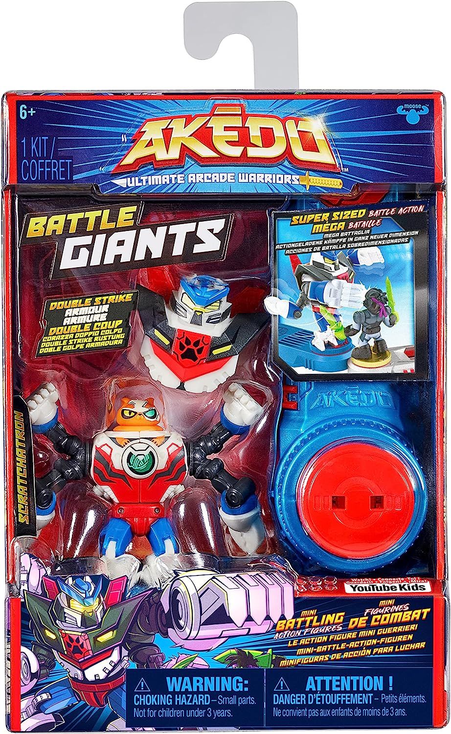 Akedo 14288 Ultimate Arcade Warriors Giants Mini Battling Action ...