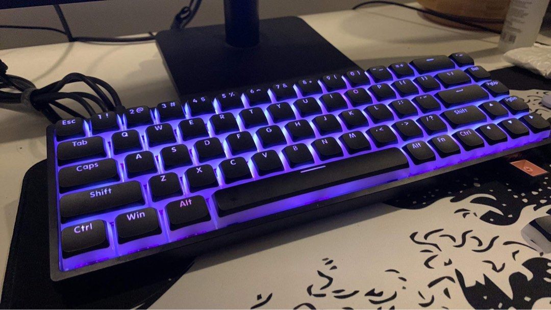 AKKO 3068B WITH PUDDING KEYCAPS AND PURPLE JELLY SWITCHES FROM AKKO ...