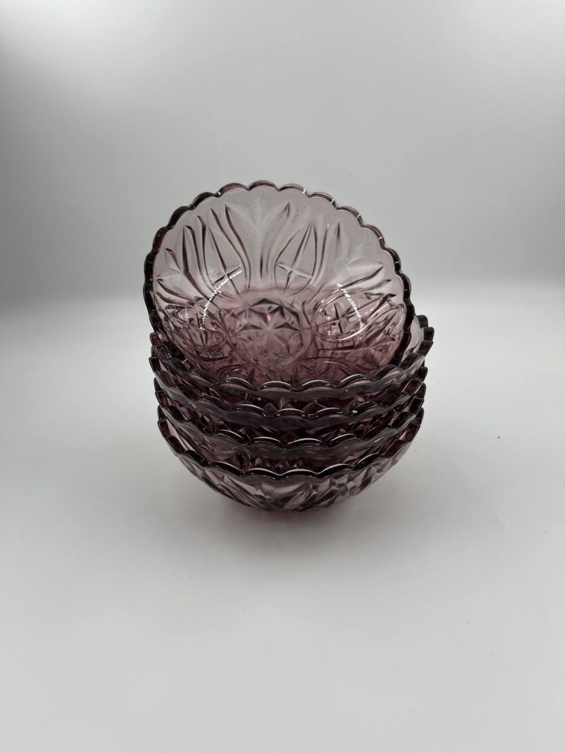Amethyst Glass Bowl, Furniture & Home Living, Kitchenware & Tableware ...