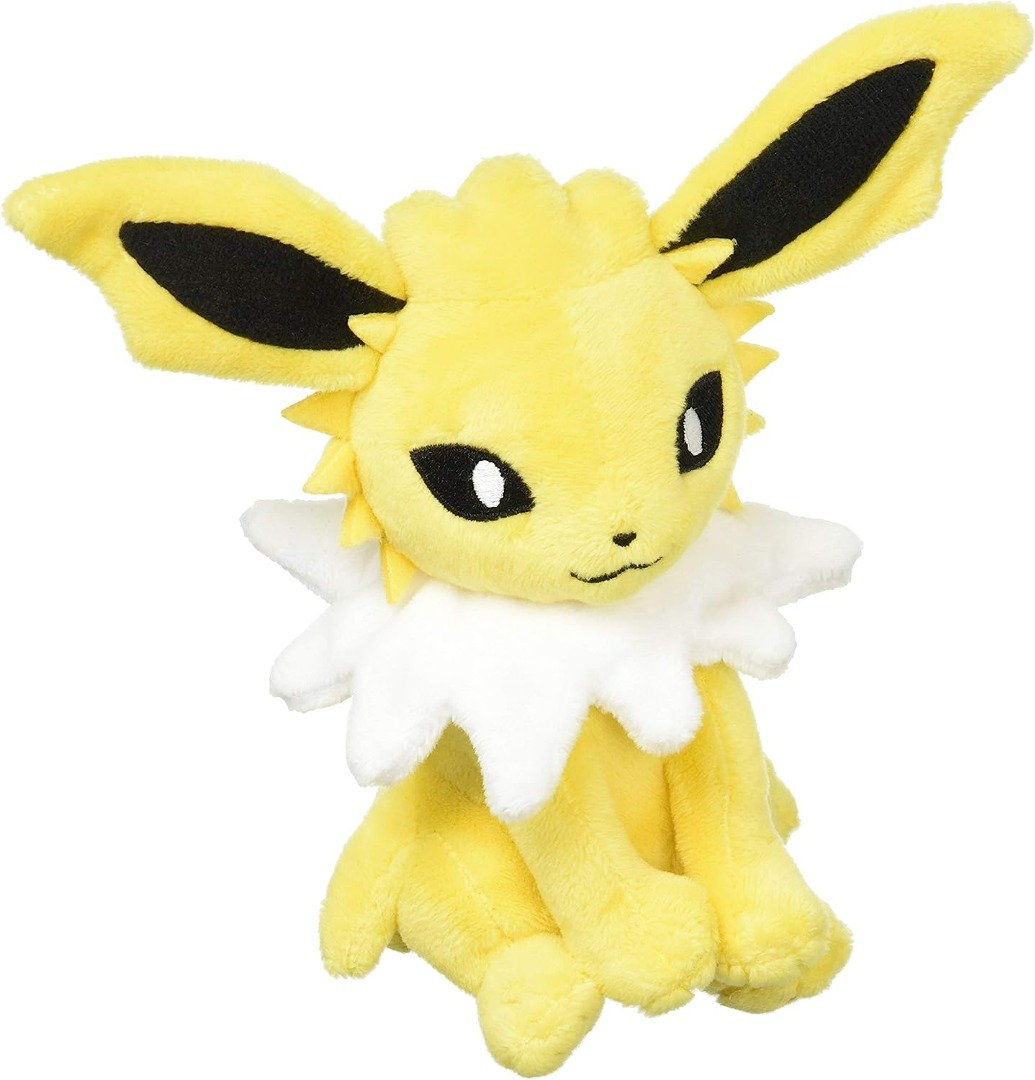 Anime Cartoon Pokemon Jolteon Plush -Jolteon Stuffed Animal Evolution ...