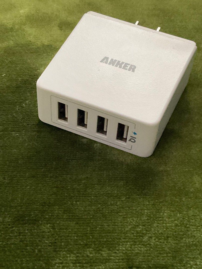 Anker 4 port USB IQ charger, Mobile Phones & Gadgets, Mobile & Gadget Accessories, Power Banks ...