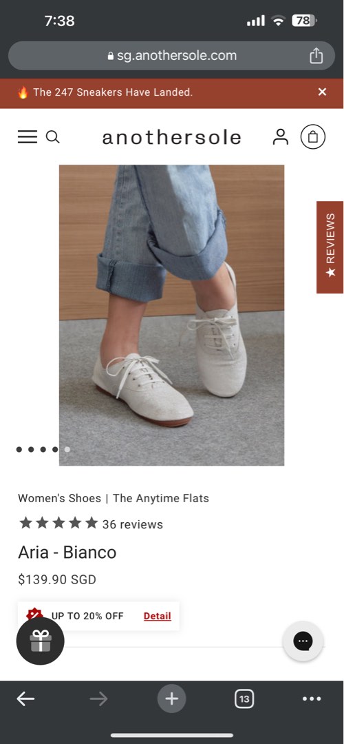 Anothersole Aria, Women's Fashion, Footwear, Flats on Carousell