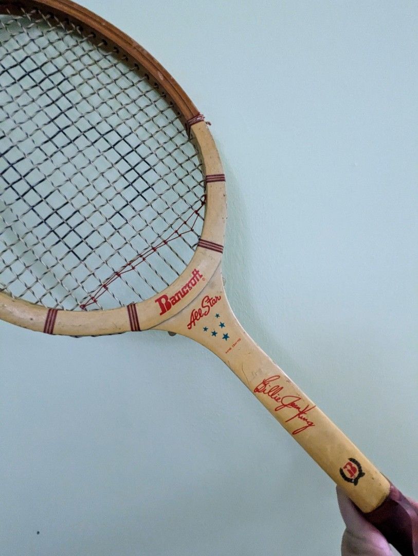 Antique Vintage Bancroft Racket (Billie Jean King), Sports Equipment ...