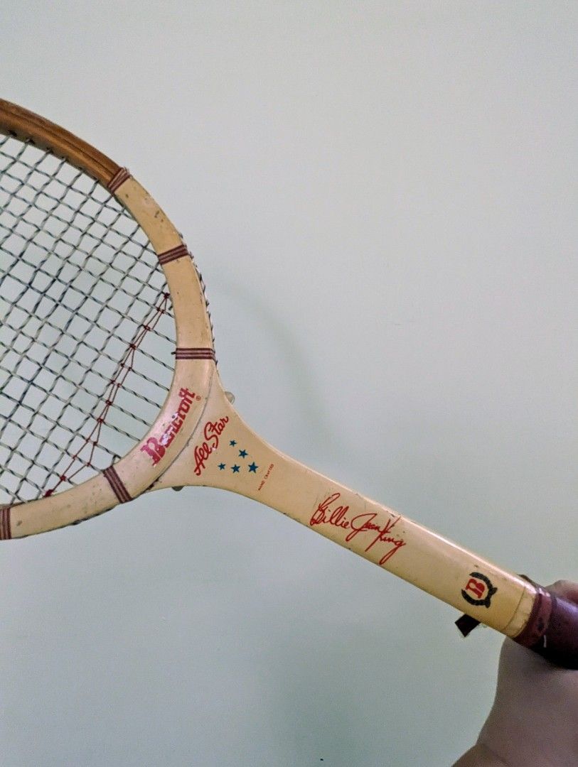 Antique Vintage Bancroft Racket (Billie Jean King), Sports Equipment ...