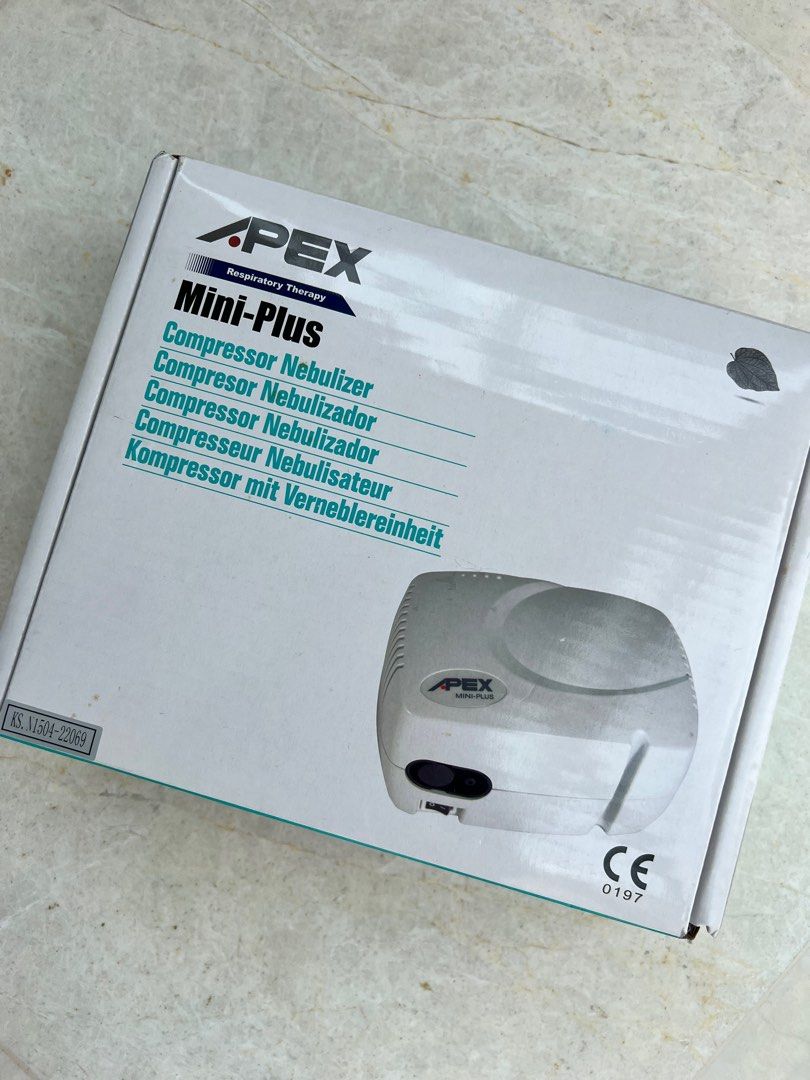 Apex Mini-Plus Compressor Nebulizer, Health & Nutrition, Medical ...