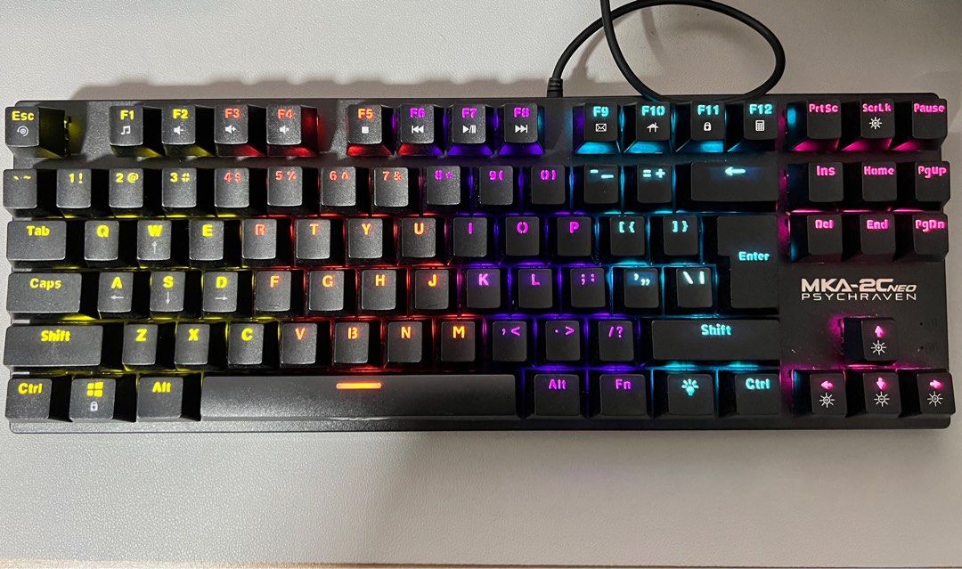 Armaggeddon MKA-2C NEO Psychraven Gaming Keyboard | 87 Keys | Sleek ...